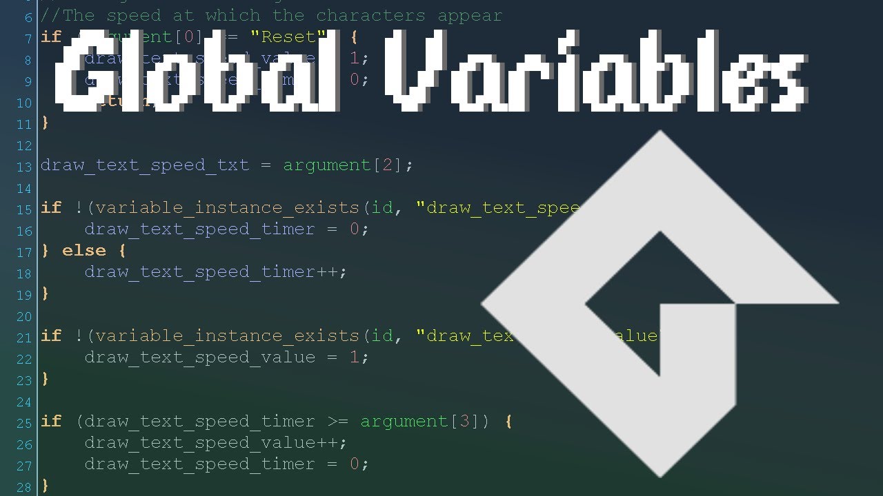 GameMaker Studio 2: Global Variables Tutorial