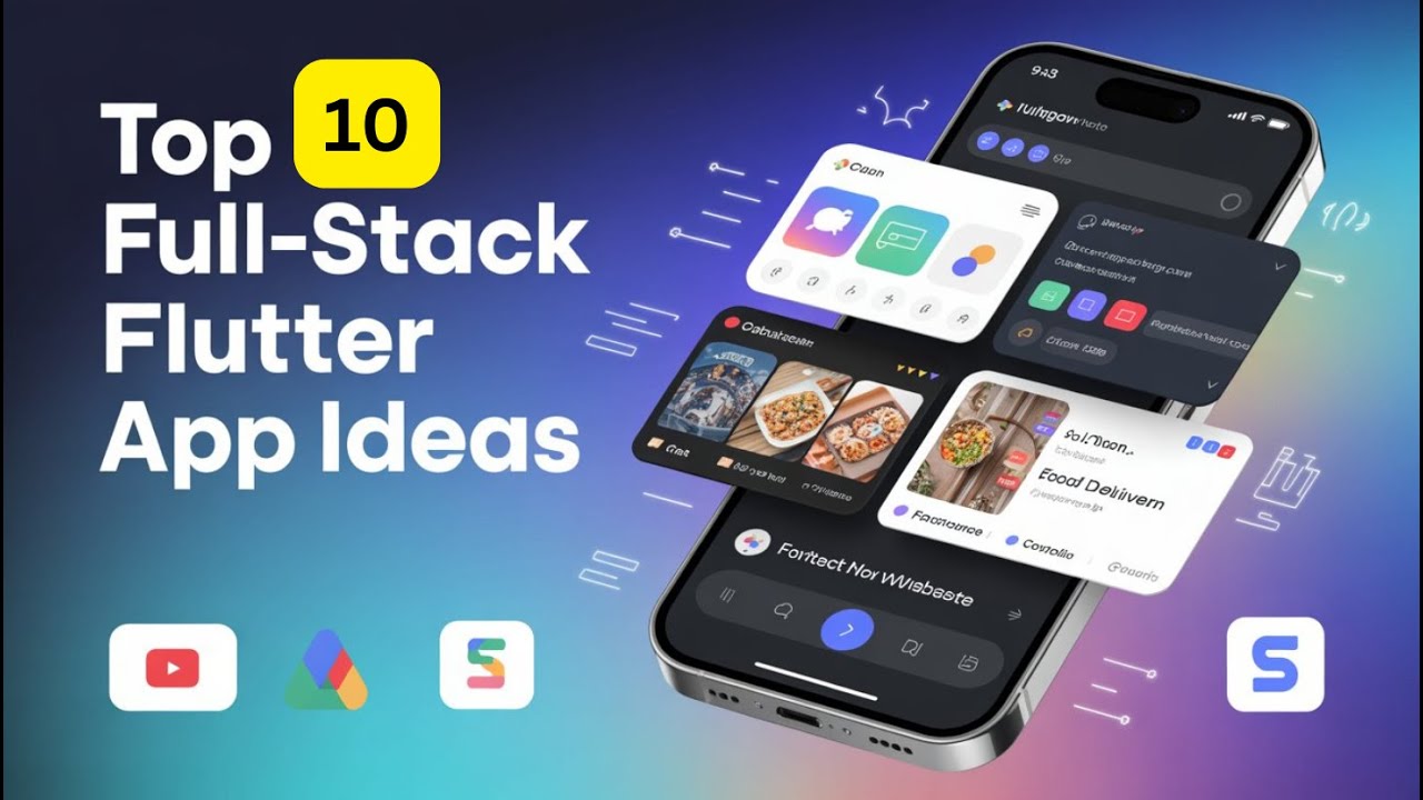 Top 10 Full-Stack Flutter App Ideas #flutter #fluttertutorial #dart