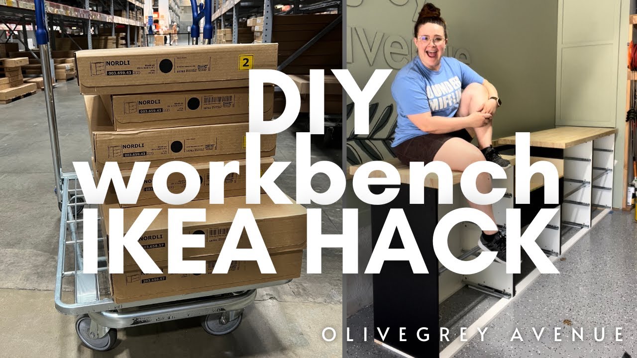 IKEA HACK - DIY Garage Workbench