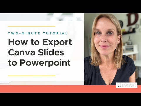 How to Export Canva Presentations to PowerPoint π¬