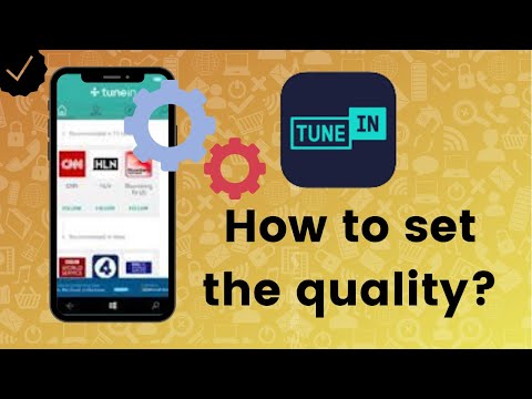 How to set the preferred stream quality in TuneIn Radio?
