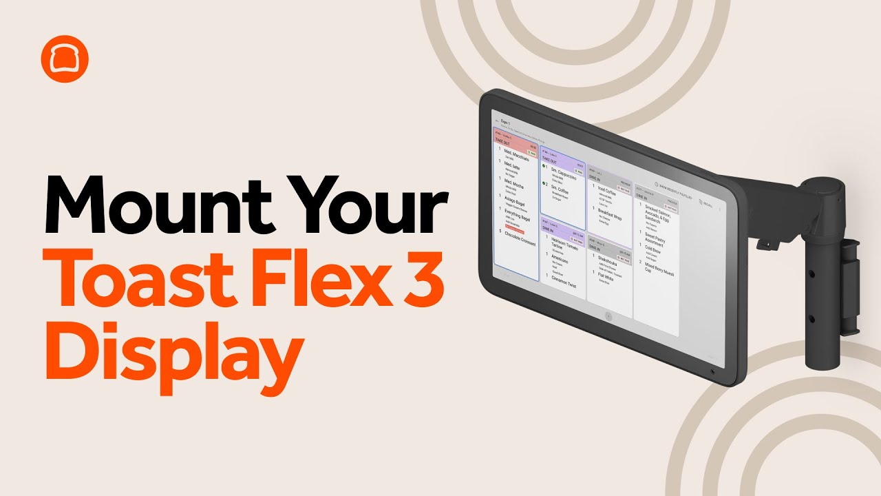 Mount Your Toast Flex 3 Display