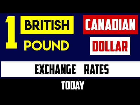Canadian Dollars to Pounds Rates Today 21 June 2024