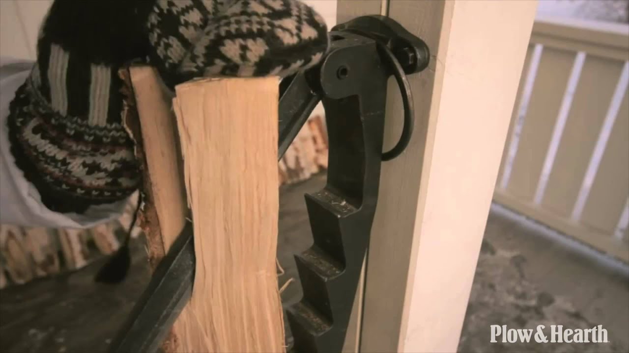 STIKKAN Wall Mounted Kindling Splitter SKU# 13990 - Plow & Hearth