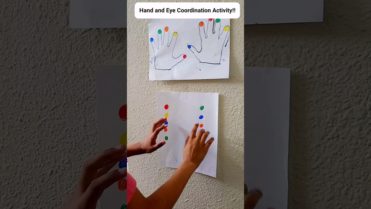 Hand and eye coordination activity!! #shorts #short #tutorial #tutorials