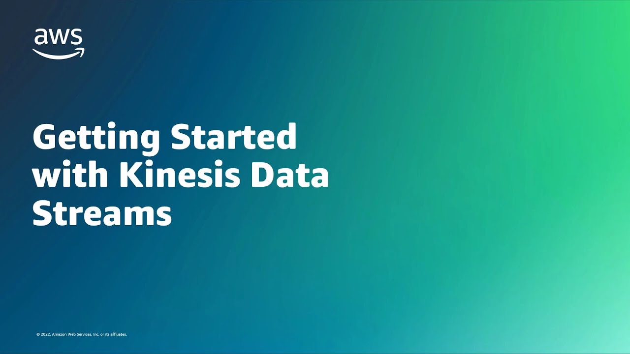 Getting Started with Kinesis Data Streams | Amazon Web Services
