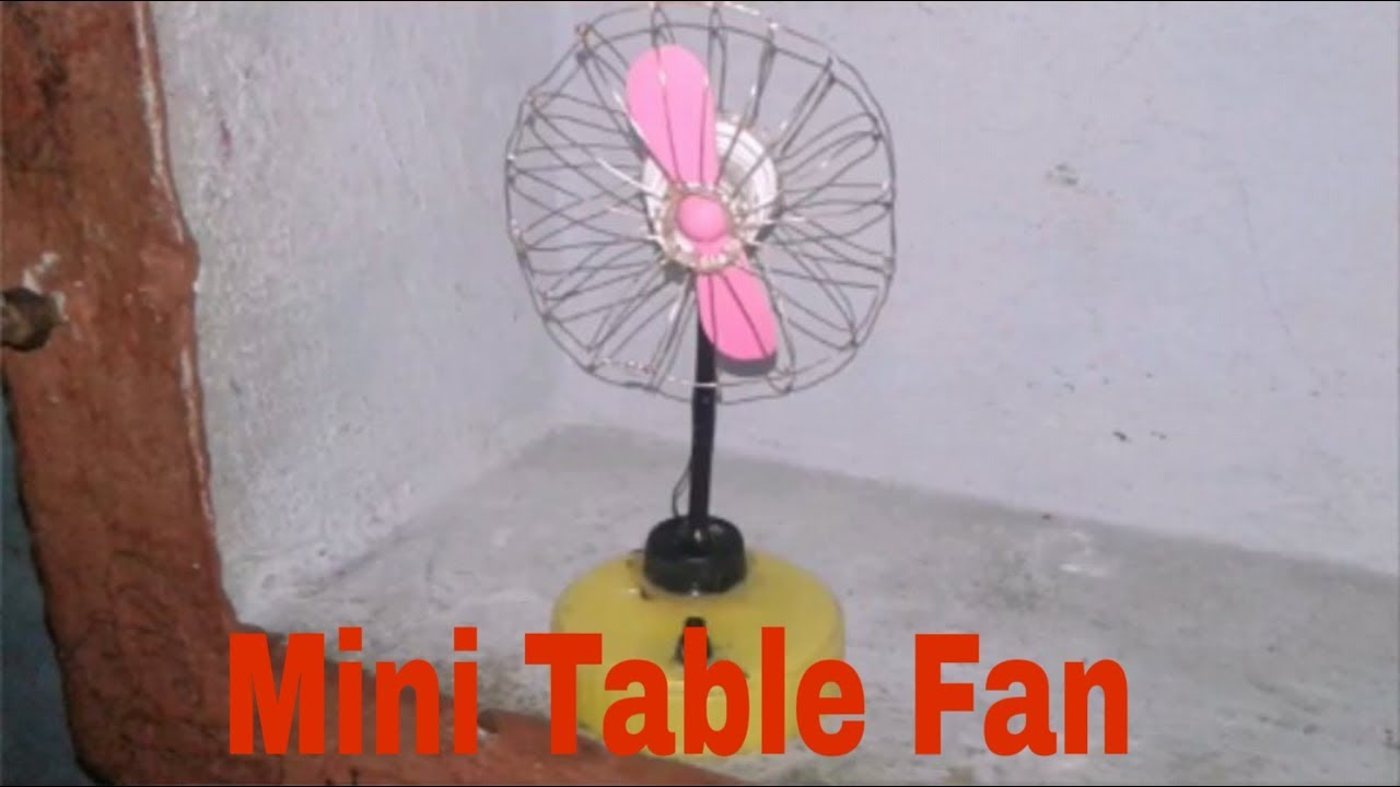 How to make a Table Fan at home - SB Project