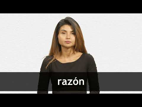 English Translation of “RAZÓN” | Collins Spanish-English Dictionary