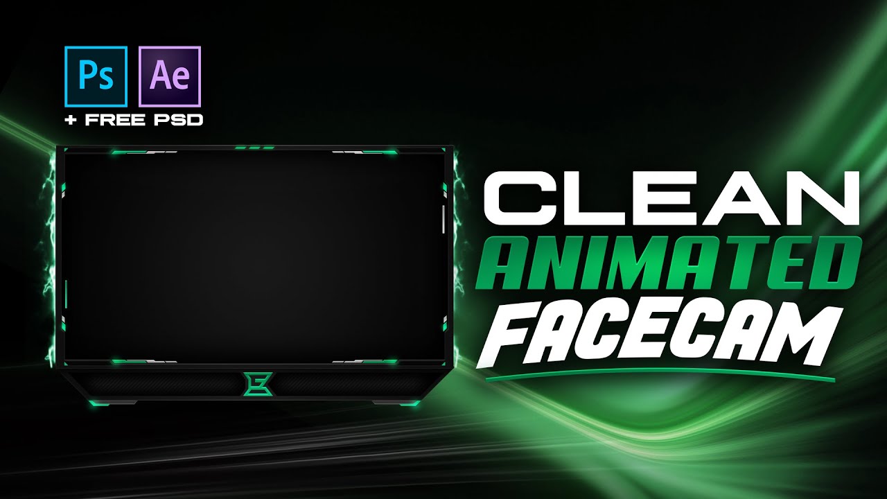 PS/AE: Animated Facecam Overlay Tutorial (FREE TEMPLATE) - Tutorial by EdwardDZN