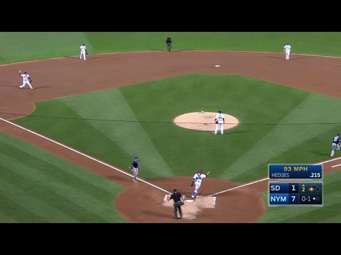 SD@NYM: Hedges grounds out to third to score Renfroe