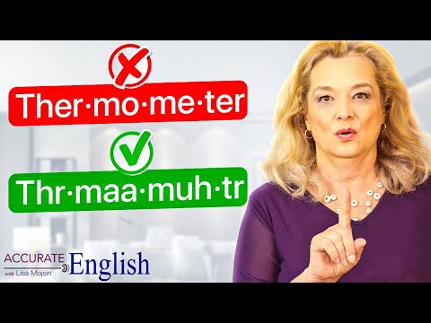 How to pronounce difficult words related to the temperature and weather