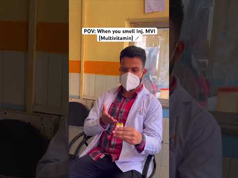 POV: When you smell Inj. MVI #medico #internship #hospital #pharmd #hyderabad