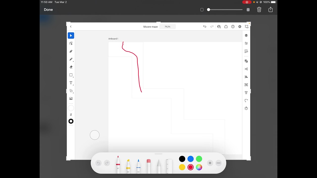 Creating a 3d Maze with Illustrator (iPad)