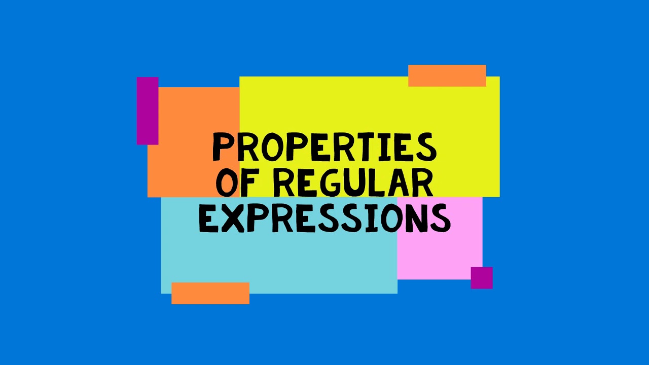 automata English   Lecture 5   Regular Expression