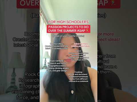 Passion Projects for High Schoolers This Summer 2025