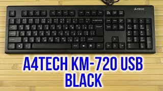 A4Tech KB-720 USB Black купити в інтернет-магазині: ціни на клавіатура KB-720 USB Black ...