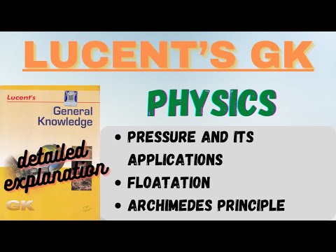 Pressure and its Applications Video Lecture - Crash Course for SSC MTS / SSC GD (Hindi)