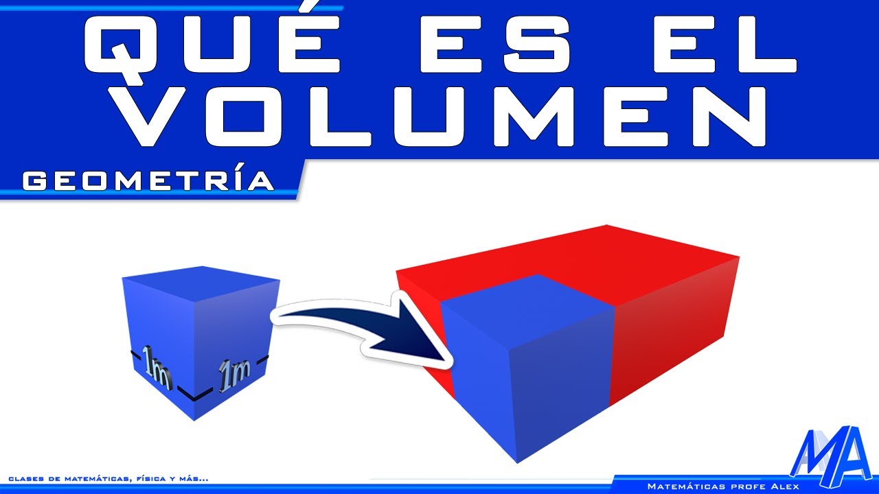 Qué es volumen | Matemáticas
