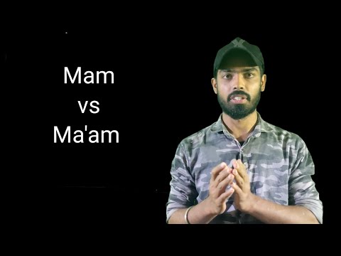 Difference Between Mam, Ma'am And Madam #shorts