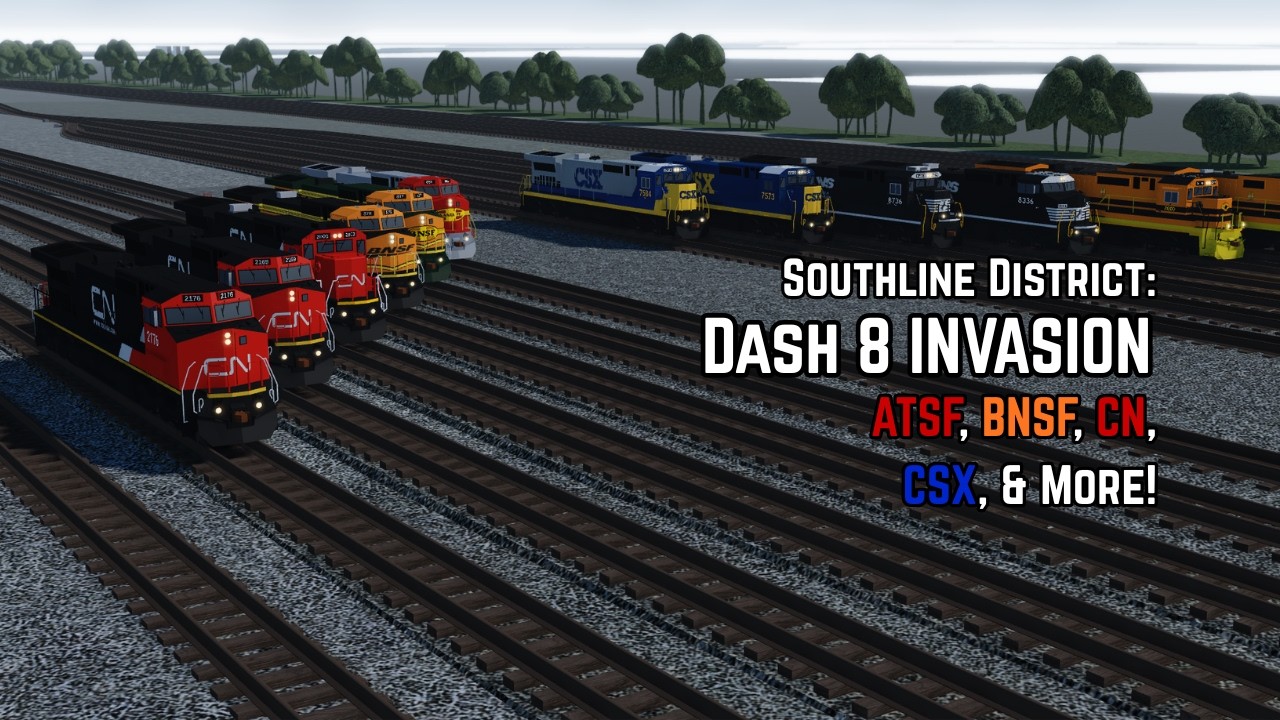 GE Dash 8 Invasion (Ro Scale Southline District)