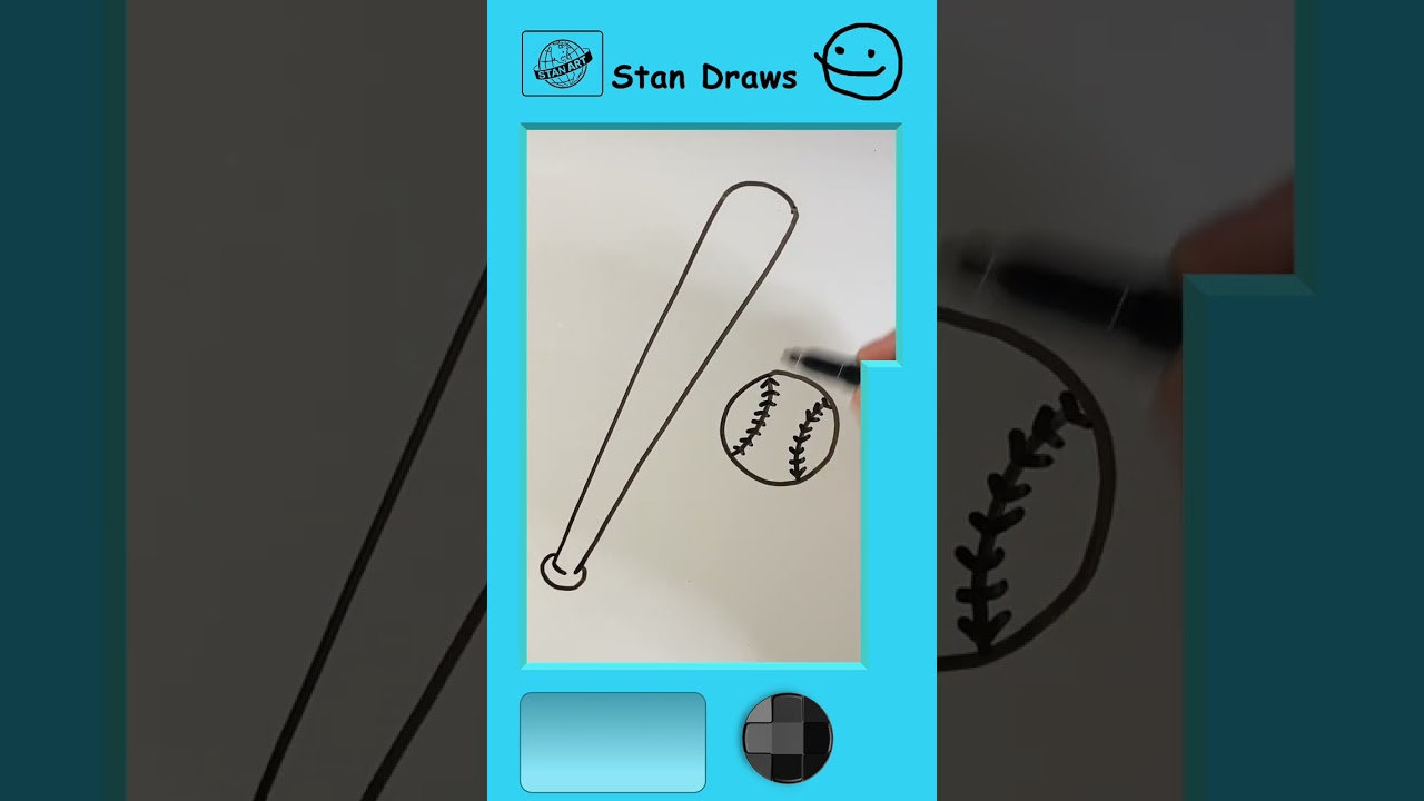 How to Draw a Baseball Bat Like a Pro!