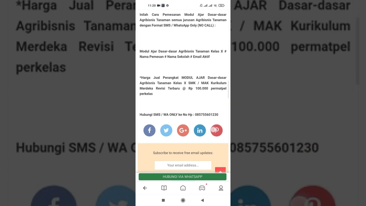 Modul Ajar Dasar-dasar Agribisnis Tanaman Kurikulum Merdeka SMK / MAK Kelas X