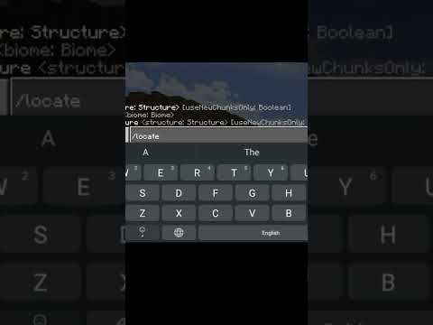 How To Use Locate Command Or How To Find Village #minecraft #locatevillage #shorts