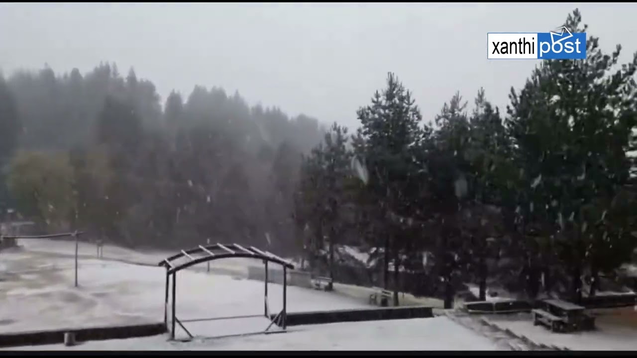 Χιόνισε στο Δασικό Χωριό - Νέα, Ειδήσεις, Εκδηλώσεις στην Ξάνθη