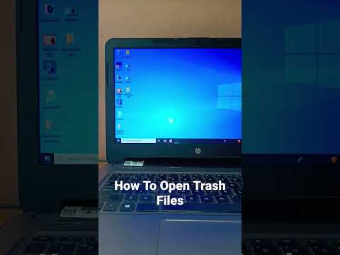How To Open Trash Files ๐