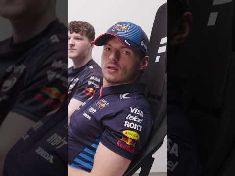Is Max quicker on a sim rig? 🤯 #f1