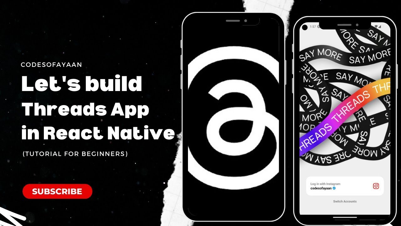 🔴Let's build Threads App UI in React Native | For Beginners