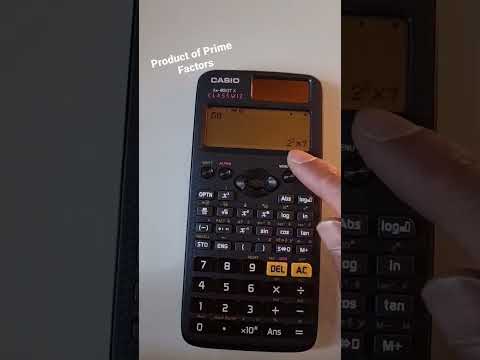 Product of Prime Factors using a calculator GCSE Maths #gcsemaths