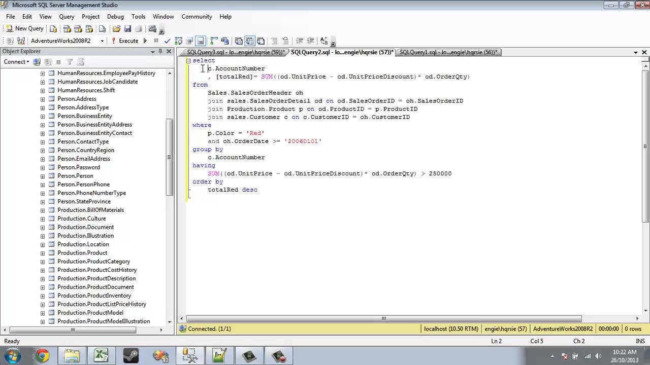 Basic SQL Formatting