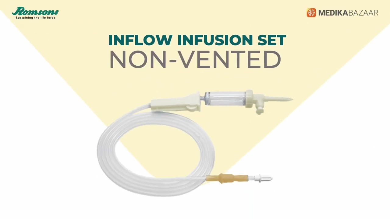 Romsons Inflow Infusion Set Non Vented