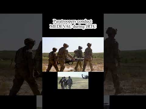 Paratroopers conduct MEDEVAC during JRTC