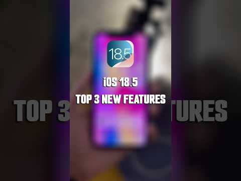 iOS 18.5 Top 3 Features #ios185 #ios18features #iphoneupdate #ios19 #short #ios19beta