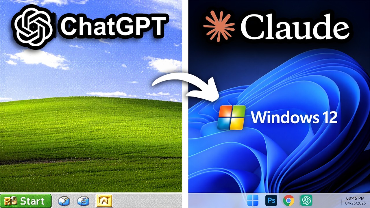 10 AIs WORK TOGETHER To Make Windows 12 From Scratch