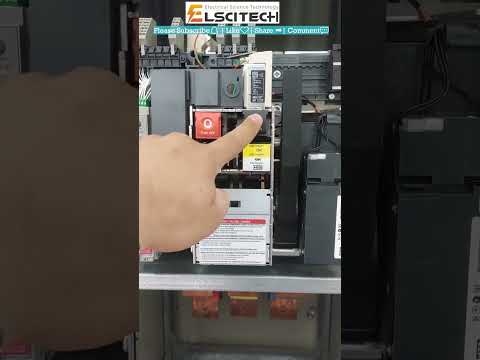 Schneider MASTERPACT NW ACB Operation with Manual Mechanism (Without Front Cover)
