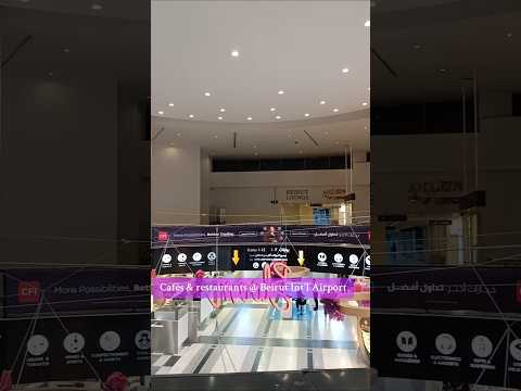 A quick tour of the cafés & restaurants inside Beirut International Airport!