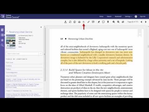 Ebook Central Bookshelf
