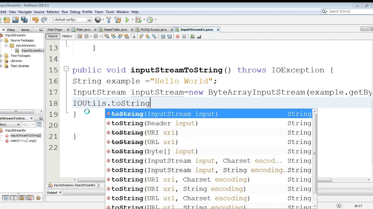 Convert Read InputStream To a String in JAVA