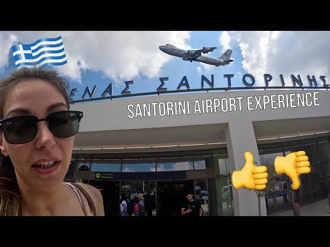 Santorini Airport 2023 - IT IS LIKE NO OTHER AIRPORT