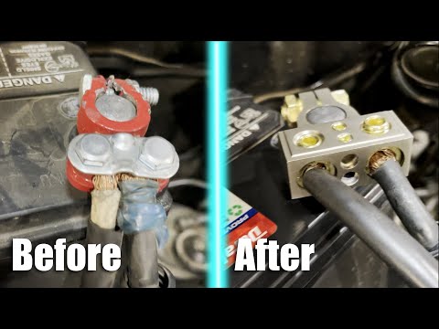 Installing Battery Terminals for my Civic - $15 from Amazon!!!!