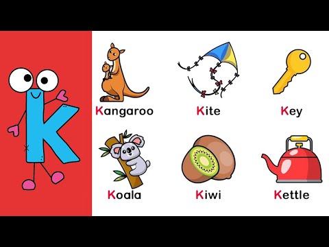 Letter K | Words That Start with Letter K for Kids | Wonderful Kids