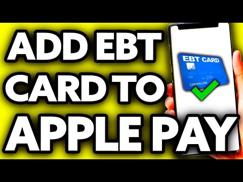 How To Add EBT Card to Apple Pay (Very EASY!)