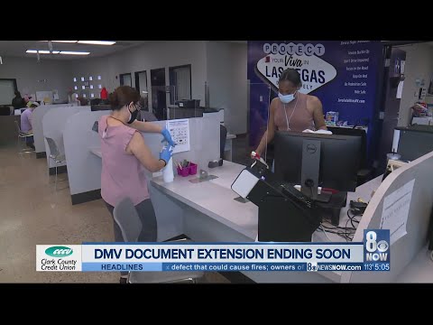 DMV document extension ends next week, appointments booked through end of the year on Nevada DMV web