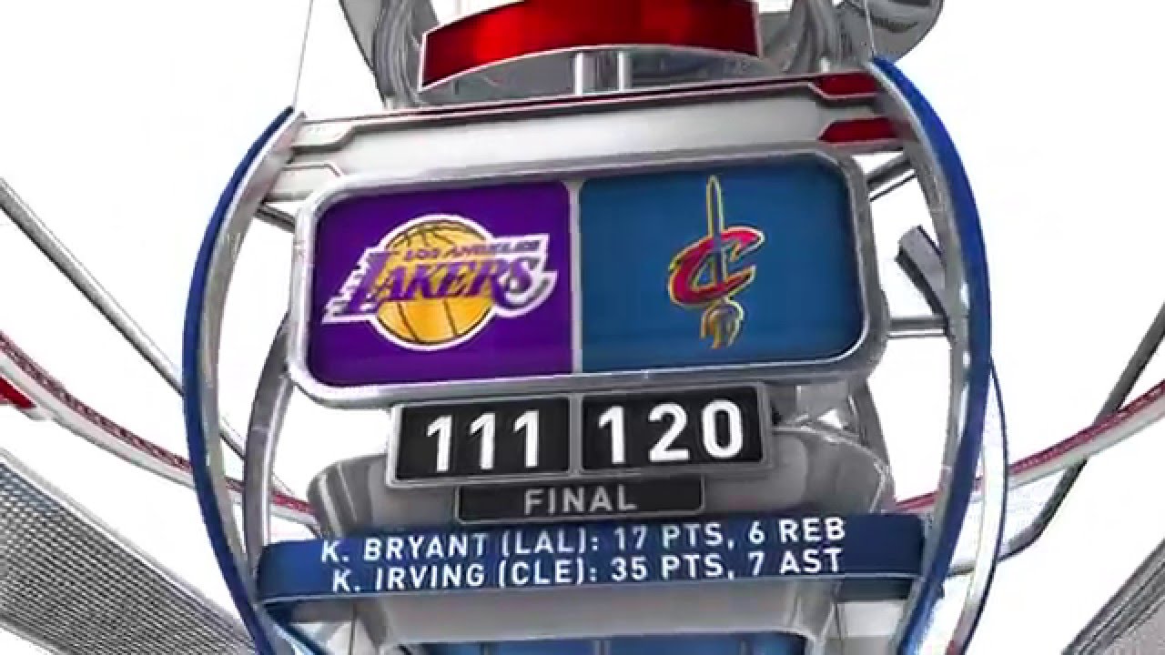 Los Angeles Lakers vs Cleveland Cavaliers - February, 10, 2016