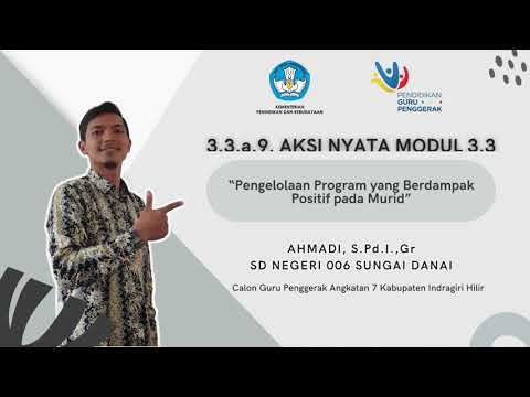 Aksi Nyata Modul 3.3 Pengelolaan Program Yang Berdampak Positif Pada Murid | Student Agency