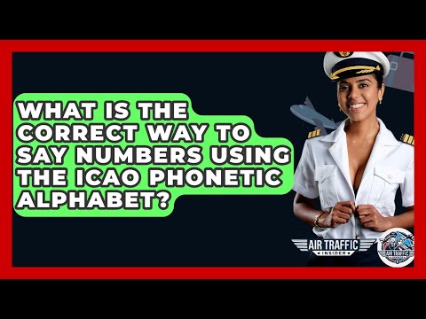 What Is The Correct Way To Say Numbers Using The ICAO Phonetic Alphabet? - Air Traffic Insider