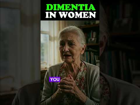 Early signs of dementia in women